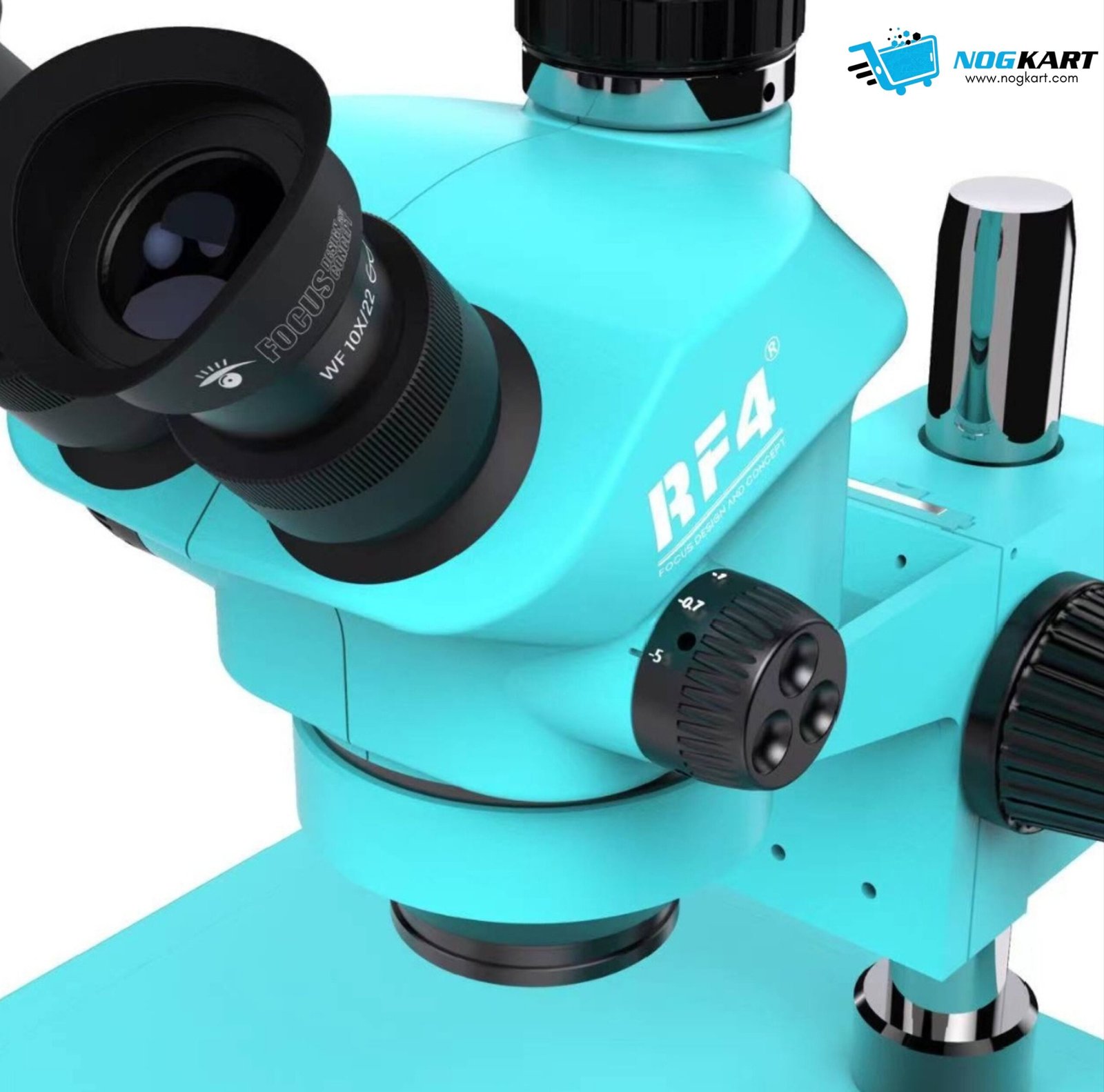 RF4 RF-7050 TVP+ (3D CONTINUOUS ZOOM) 7X-50X TRINOCULAR STEREO MICROSCOPE - NOG KART