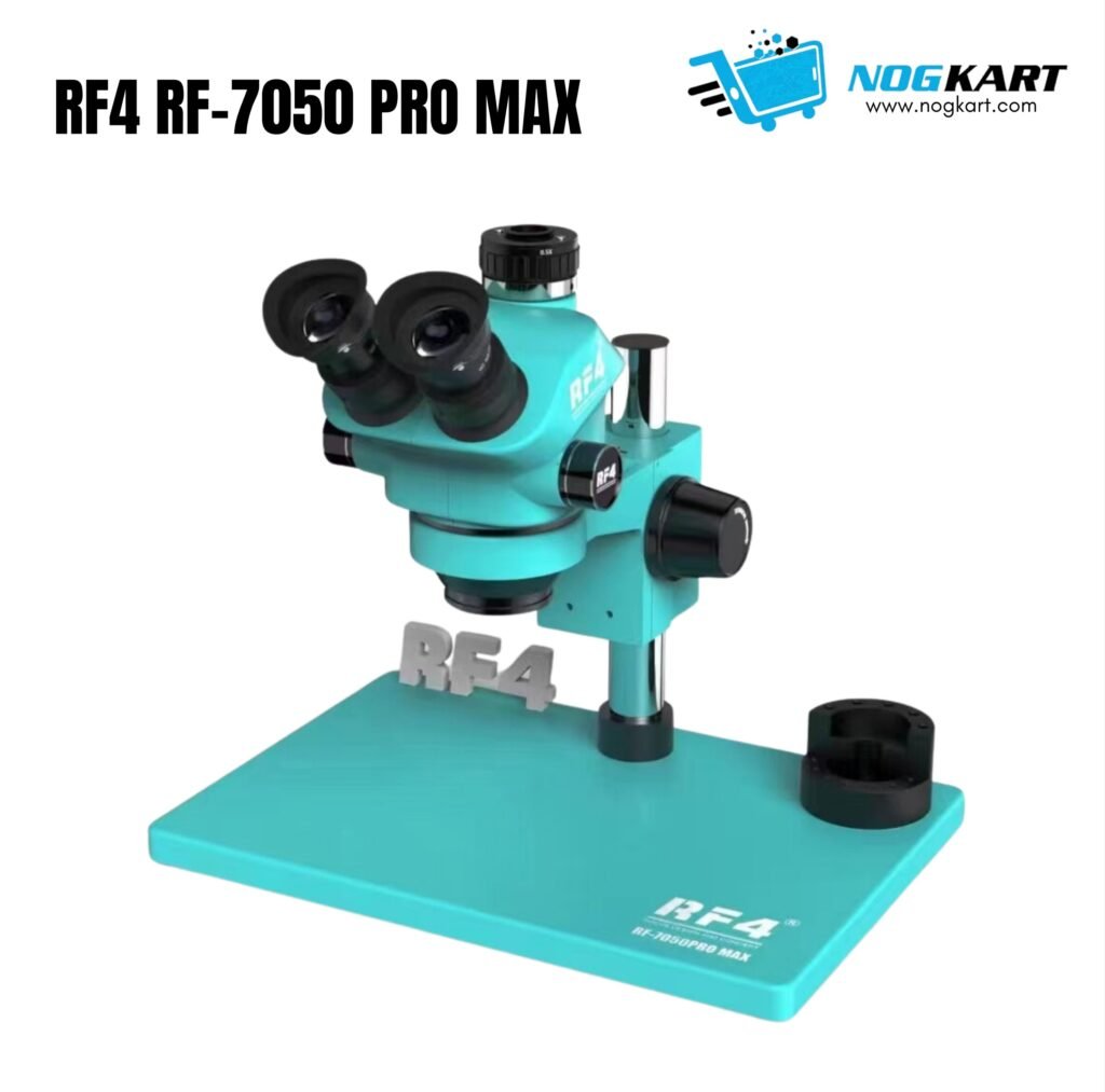 RF4 RF-7050 PRO MAX SYNCHRONOUS ZOOM TRINOCULAR STEREO MICROSCOPE - NOG KART